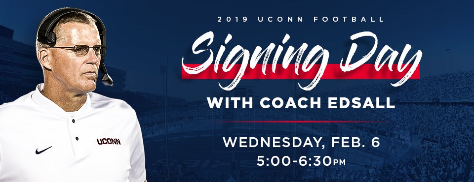 UConn Football Signing Day Event with Coach Edsall | Rentschler Field