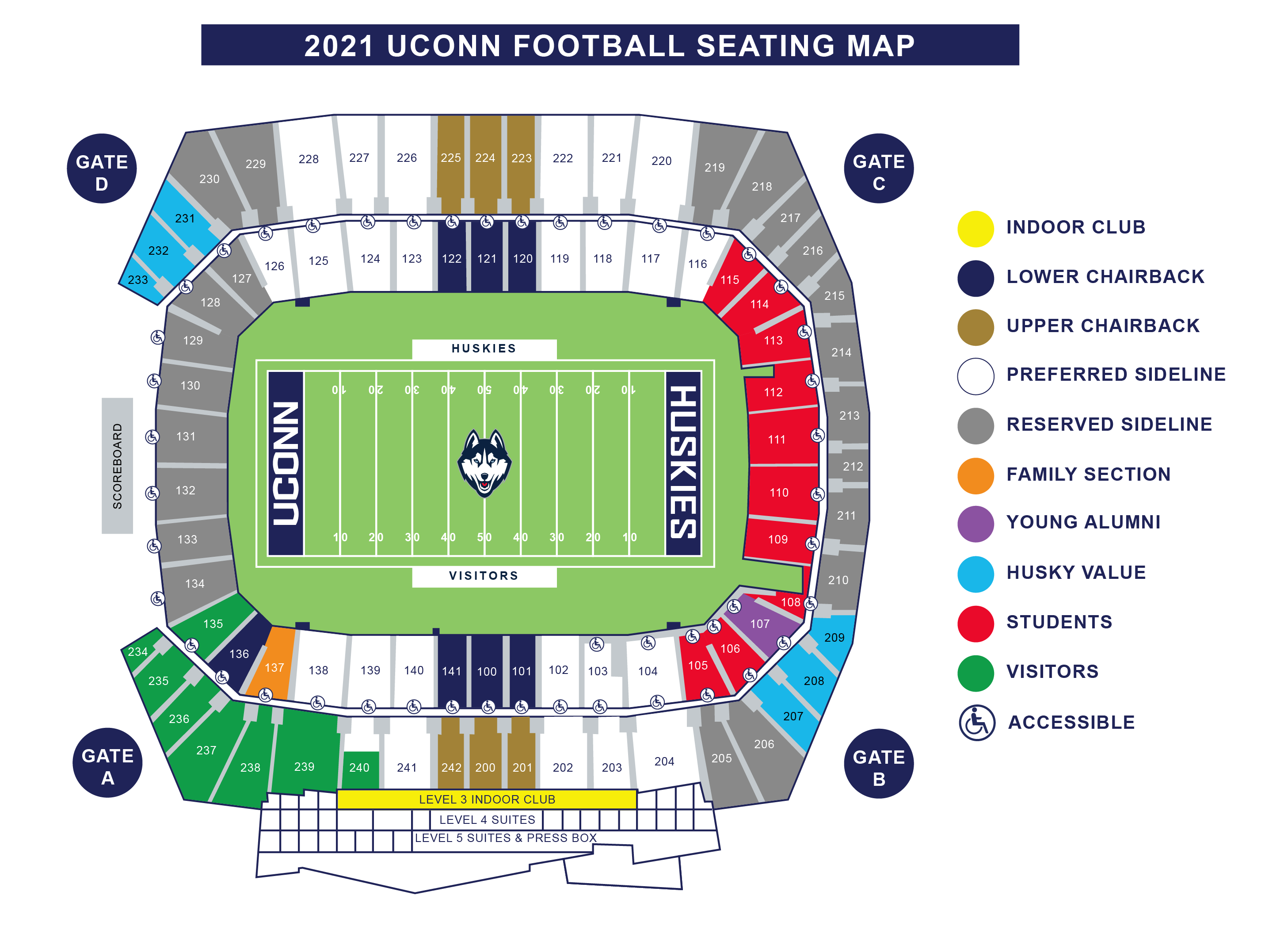 Seating Maps | Rentschler Field